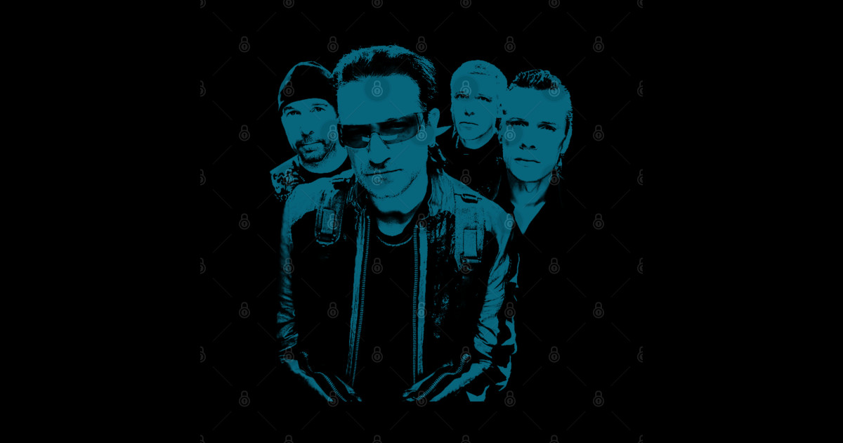 U2 // Aesthetics Design Style - U2 - Sticker | TeePublic