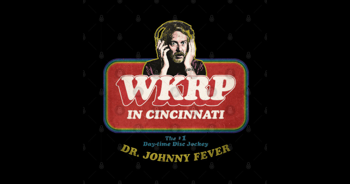 Dr. Johnny Fever - Wkrp In Cincinnati - Sticker | TeePublic