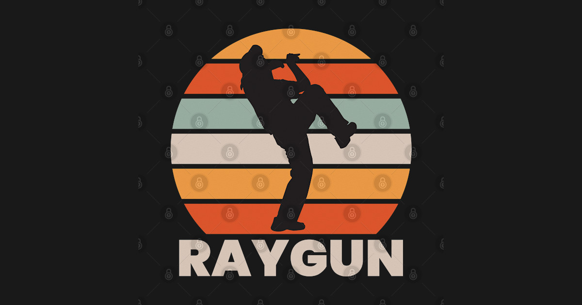 Raygun Silhouette Vintage - Breakdance - T-Shirt | TeePublic