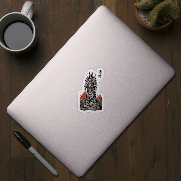 Retro Demon Skeleton Manga Magic Design - Anime - Sticker | TeePublic
