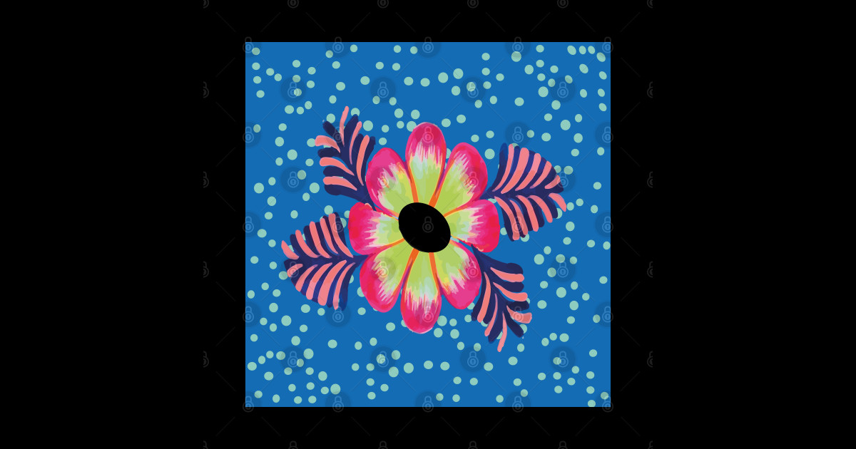 Mexican pink polka dots background boho chic flower market interior ...