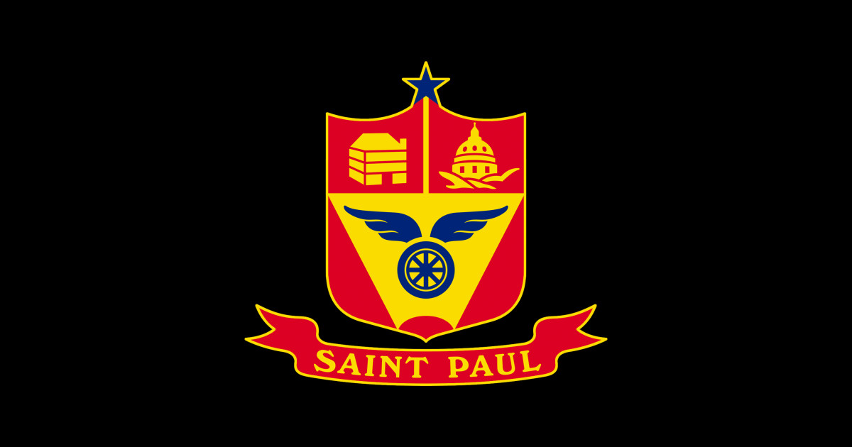 St. Paul Minnesota Flag Decal - St Paul - Sticker | TeePublic