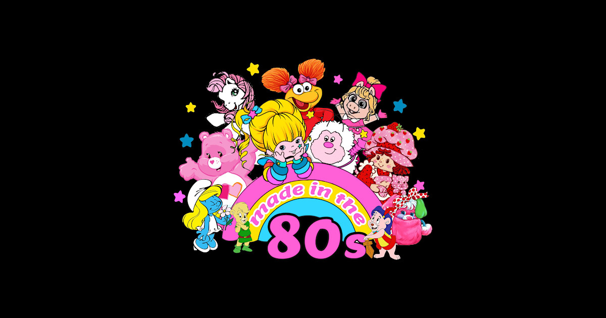 Cartoon Friends Nostalgia Friends 80's Cartoon Characters Rainbow Ca!re ...