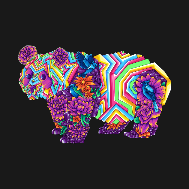 Trippy Panda - Trippy Panda - T-Shirt | TeePublic