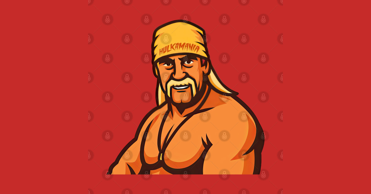 hulk hogan cartoon - Hulk Hogan - T-Shirt | TeePublic