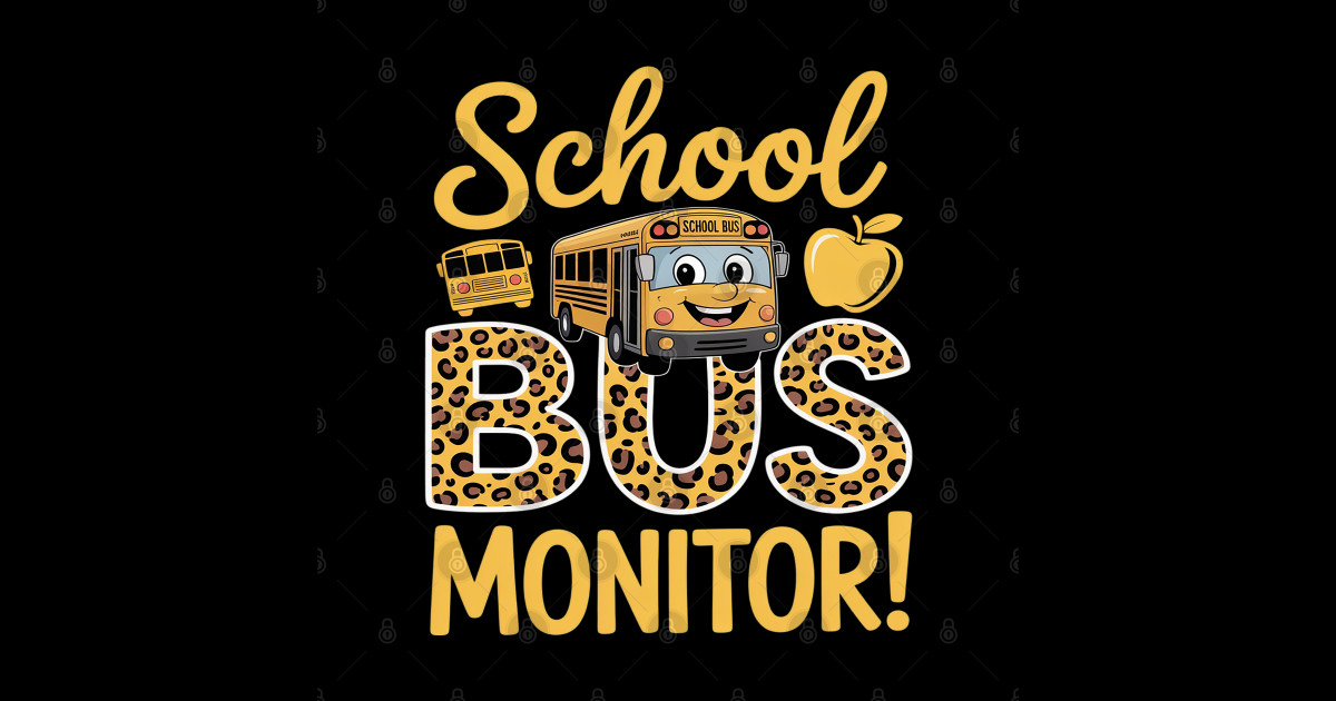 School Bus Monitor Leopard Bus Monitor - School Bus Monitor Leopard Bus ...