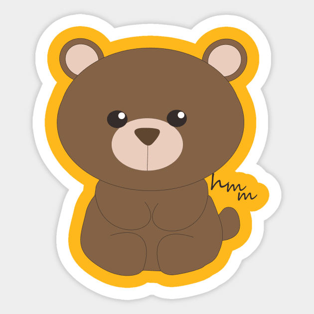 teddy bear - Teddy Bear - Sticker | TeePublic