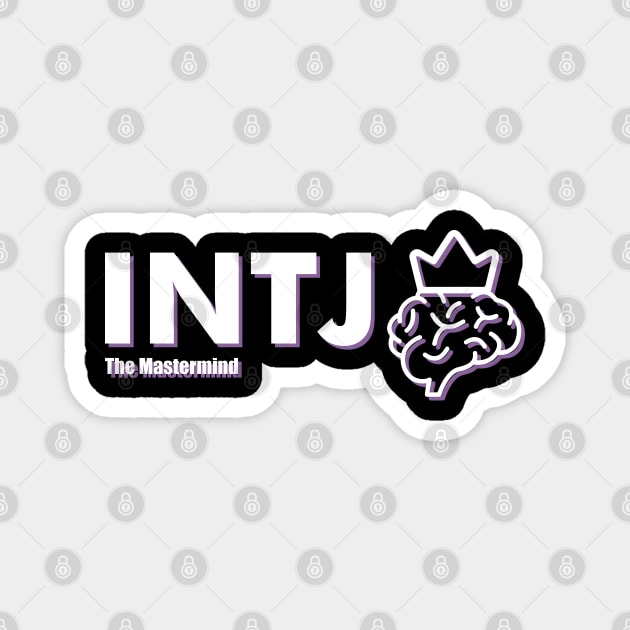 INTJ The Mastermind MBTI types 1D Myers Briggs personality gift with icon - Intj - Magnet ...
