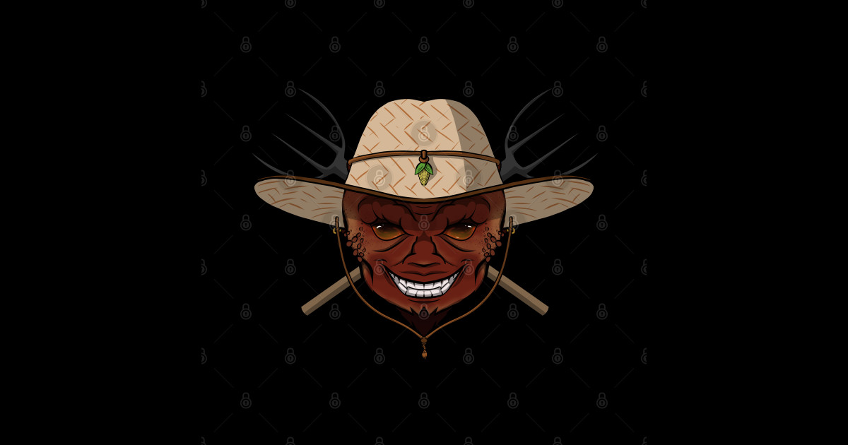 Devil's Farmer (no caption) - Farmer - Sticker | TeePublic