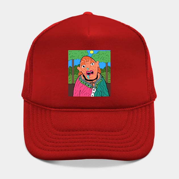 pixel art portrait scared sad woman - Pixel Art - Hat | TeePublic