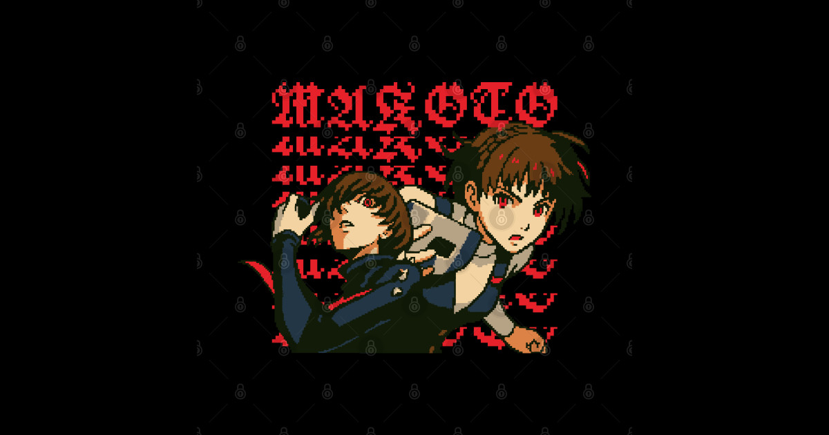 Pixel Queen – Makoto Niijima Persona 5 Royal - Persona 5 - Shorts | TeePublic