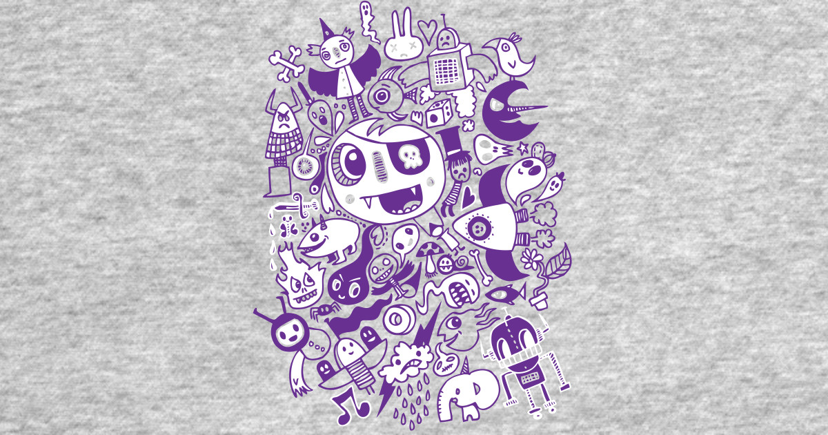 The Forgotten Doodle - Characters - T-Shirt | TeePublic