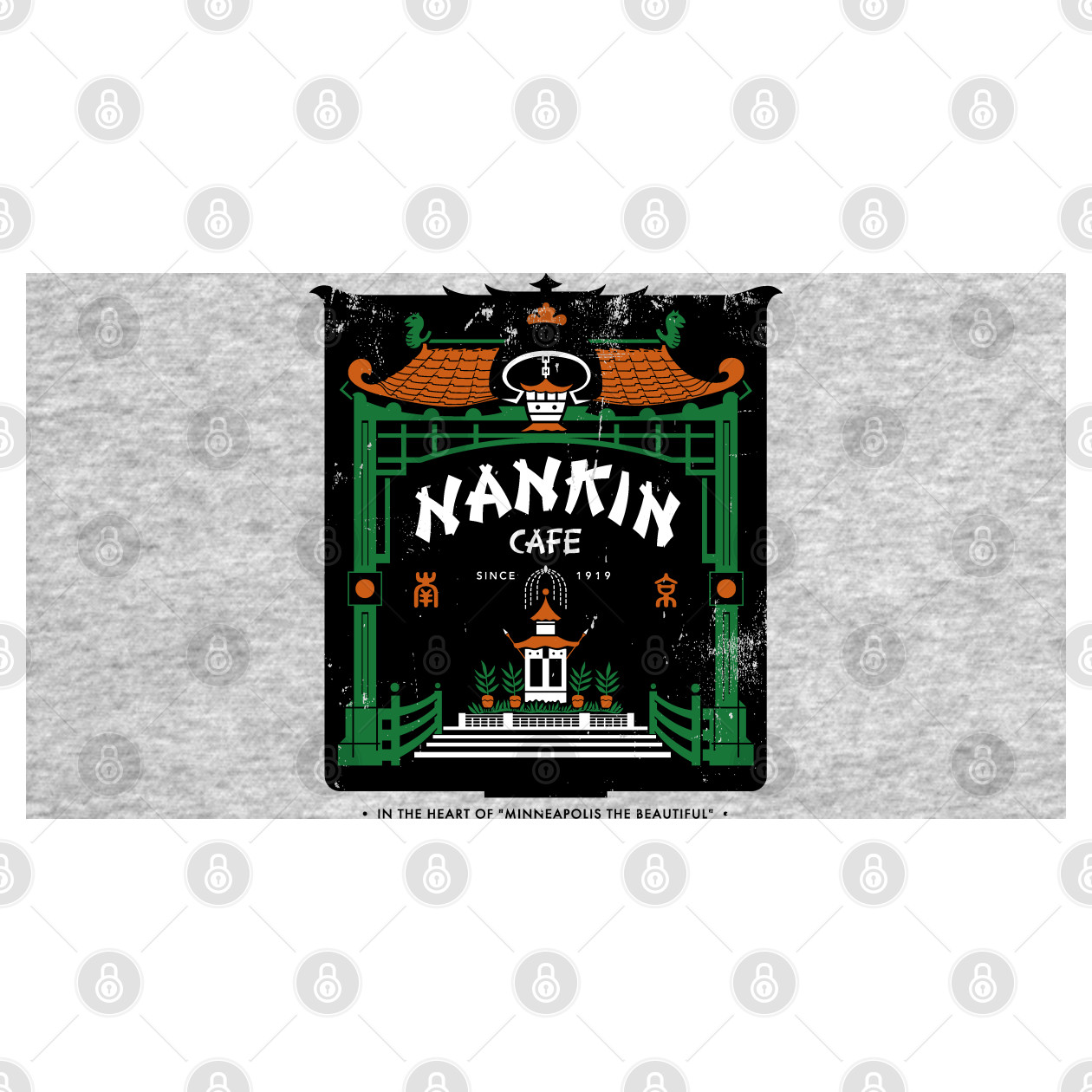 NANKIN CAFE MENU - Vintage - T-Shirt | TeePublic