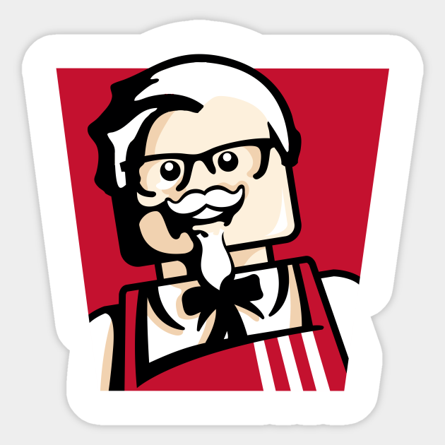 KFC - LEGO - Kentucky Fried Chicken - Sticker | TeePublic