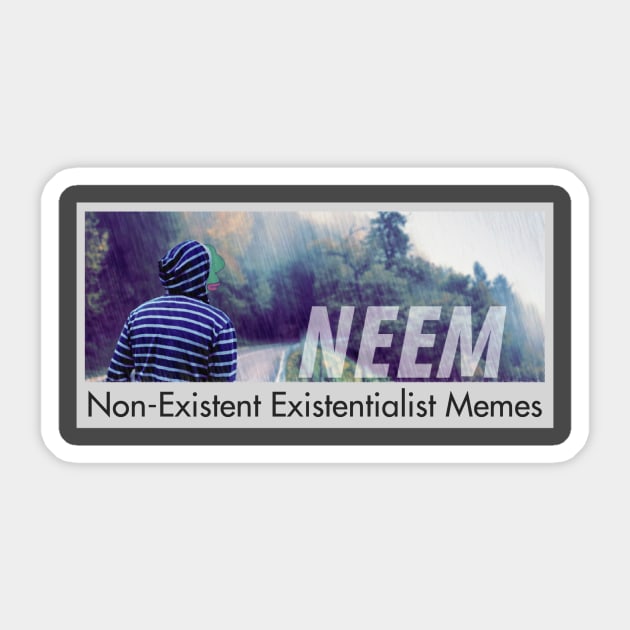 NEEM Cover Logo - Meme - Sticker | TeePublic