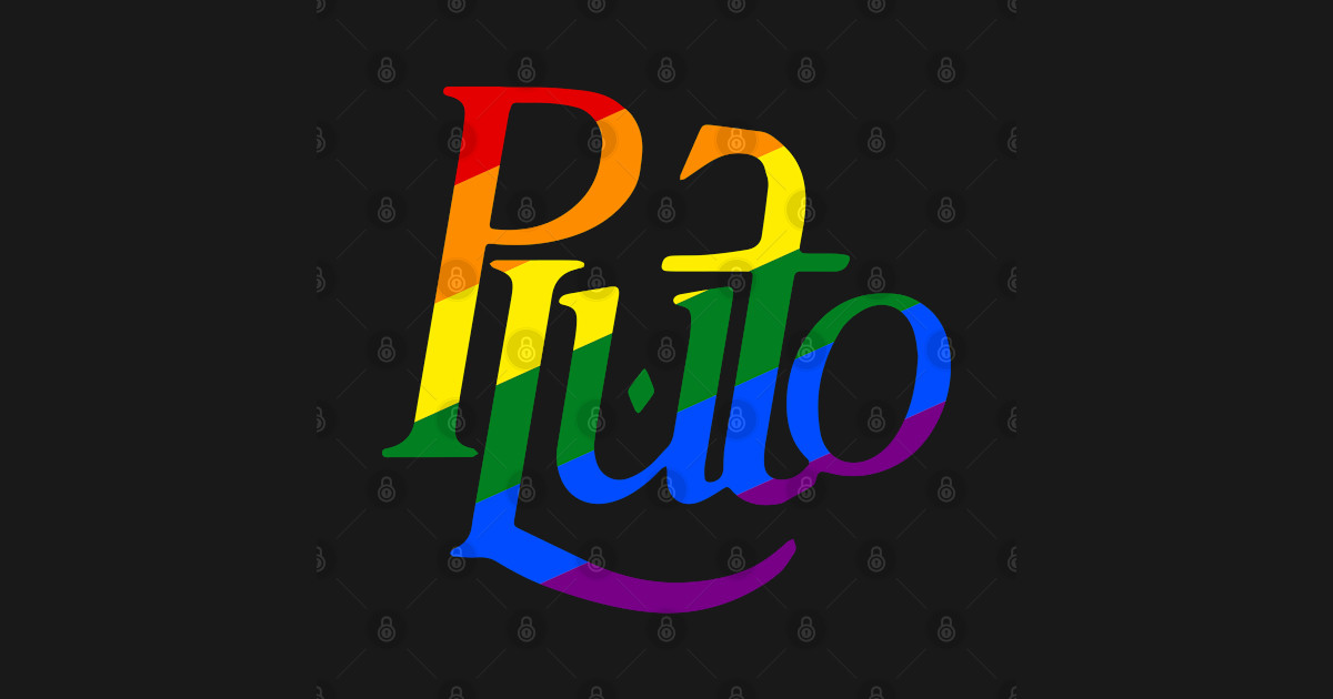 Pluto Girls Love Series - Rainbow Logo - Pluto Gl Series - T-Shirt ...