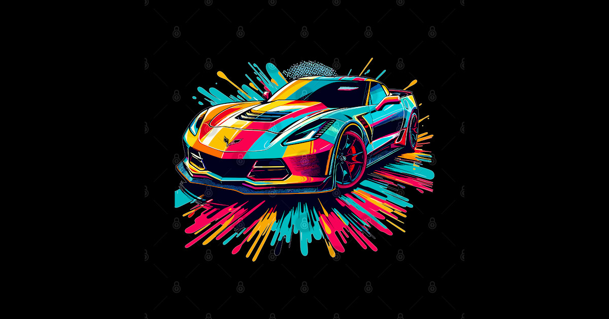 Corvette Z06 - Corvette Z06 - Sticker | TeePublic