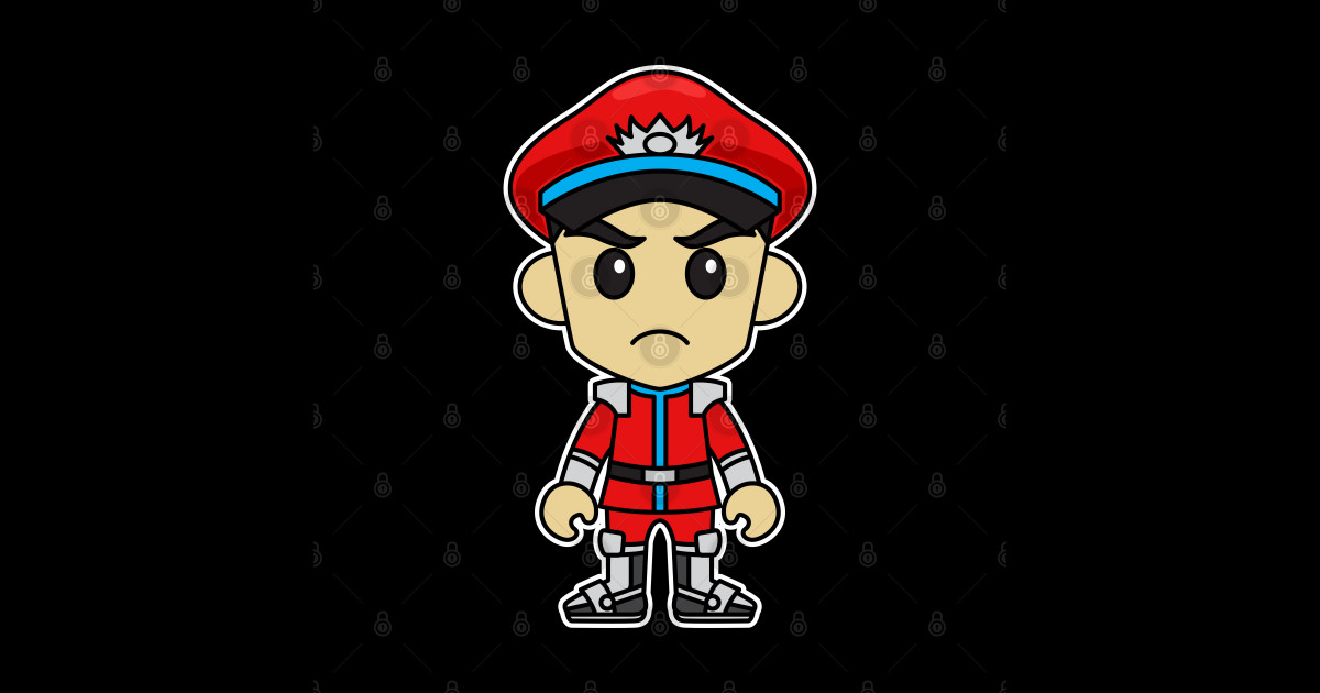 M Bison Chibi - Street Fighter - Sticker | TeePublic