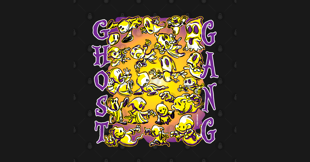 Ghost Gang Halloween Ghosts - Ghost Gang Halloween Ghosts - T-Shirt ...