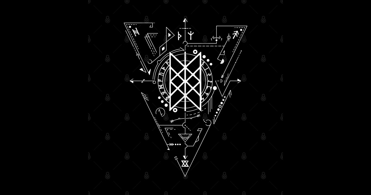 Web of Wyrd | Norse Pagan Symbol - Web Of Wyrd The Matrix Of Fate ...