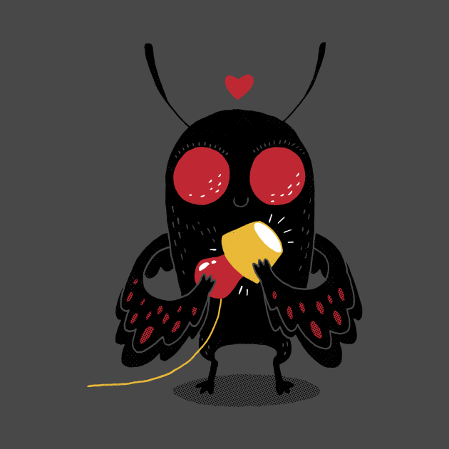 Mothman Love Lamp - Mothman - T-Shirt | TeePublic