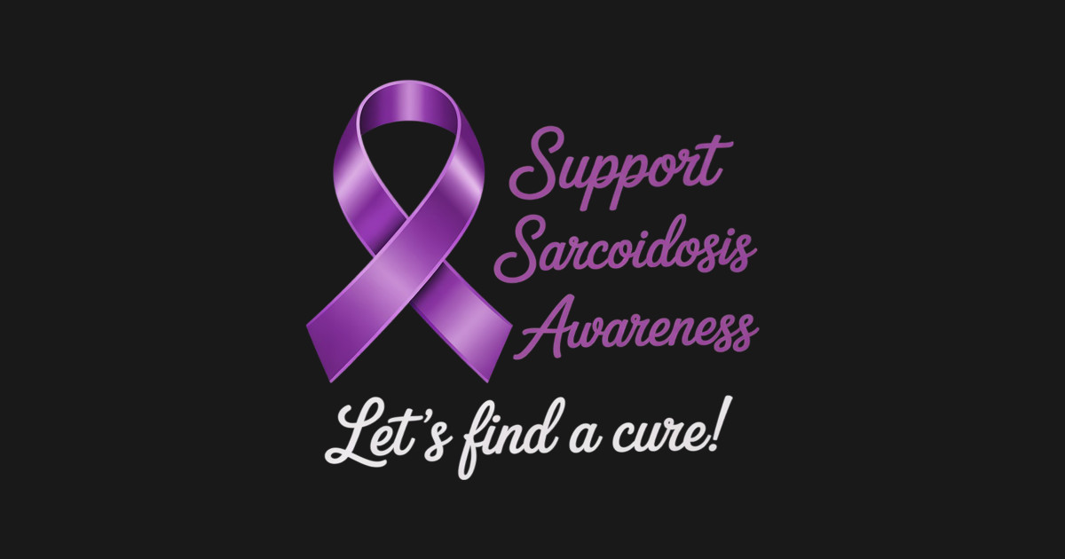 Sarcoidosis Awareness Purple Ribbon Sarcoidosis Warrior - Sarcoidosis ...