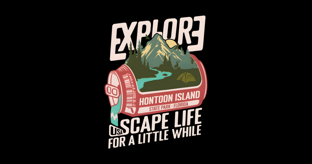 Hontoon Island State Park Florida - Hontoon Island - Sticker | TeePublic