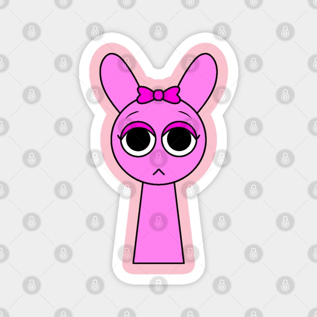 Pink Sprunki, Vineria, Sprunki - Sprunki - Magnet | TeePublic