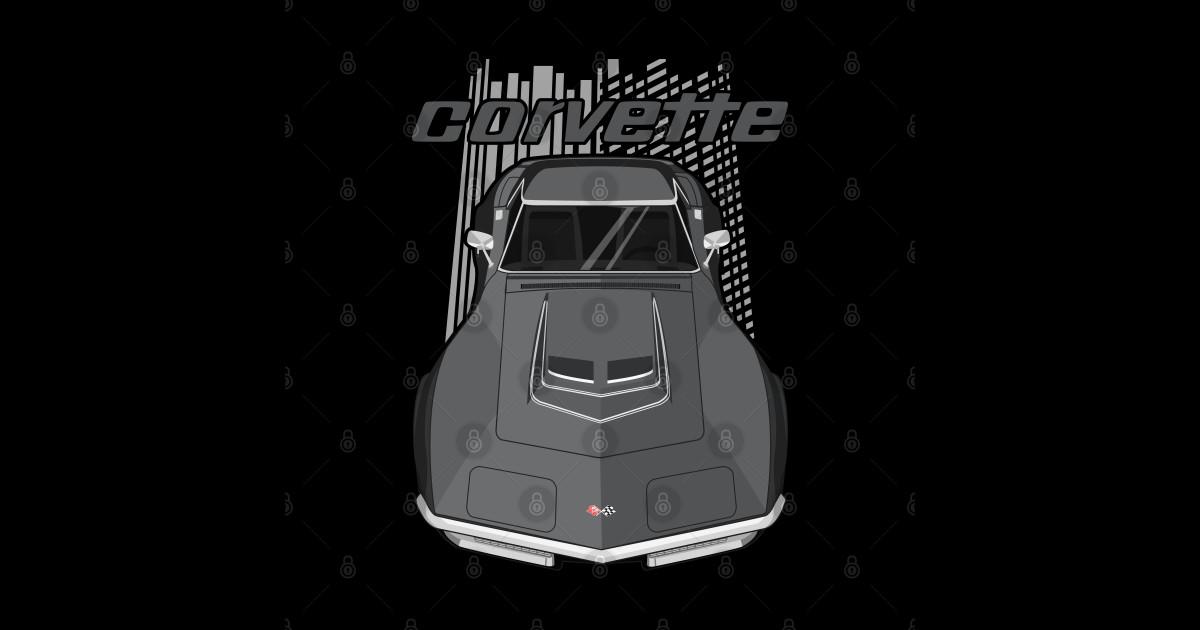 Corvette C3 - Grey - Corvette - Sticker | TeePublic