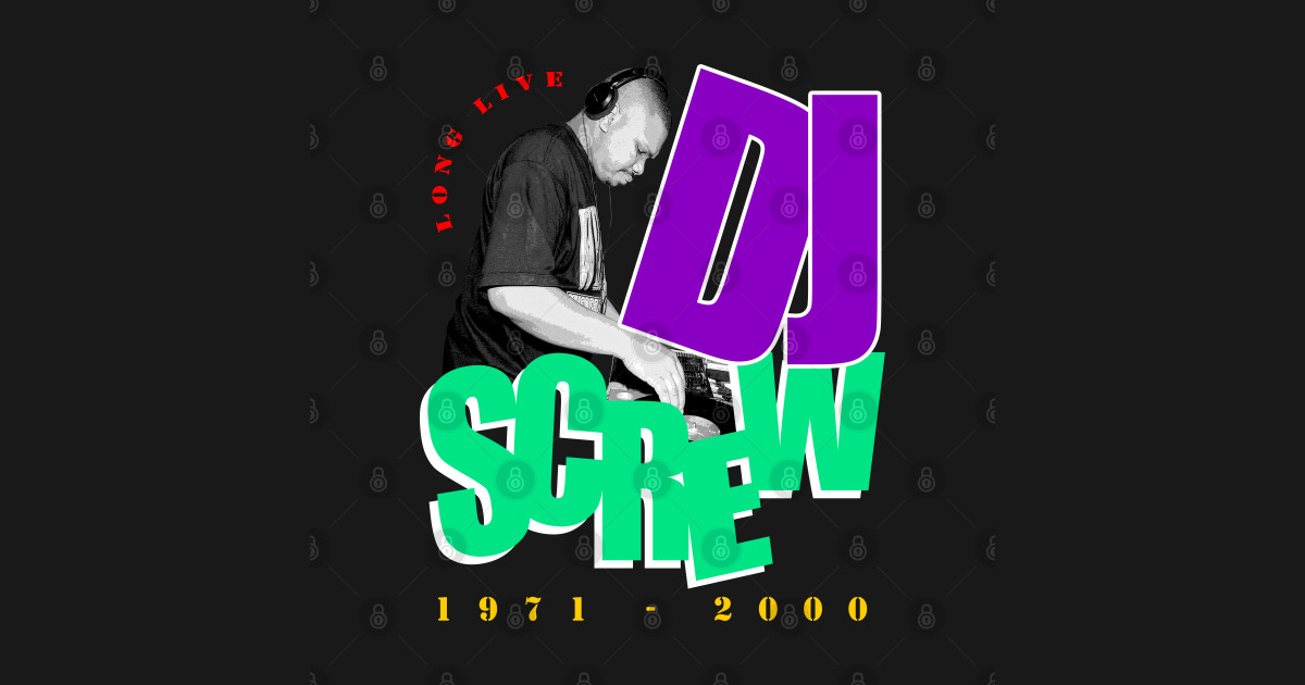 DJS rip - Dj Screw - T-Shirt | TeePublic