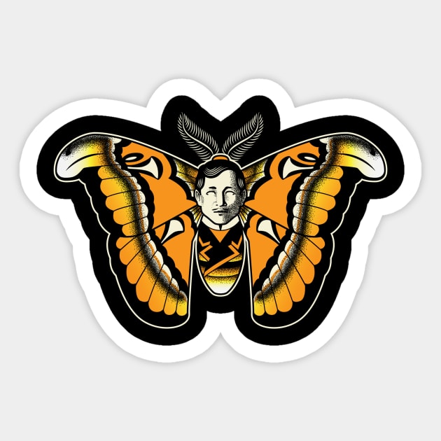 Jose Rizal Moth - Rizal - Sticker | TeePublic