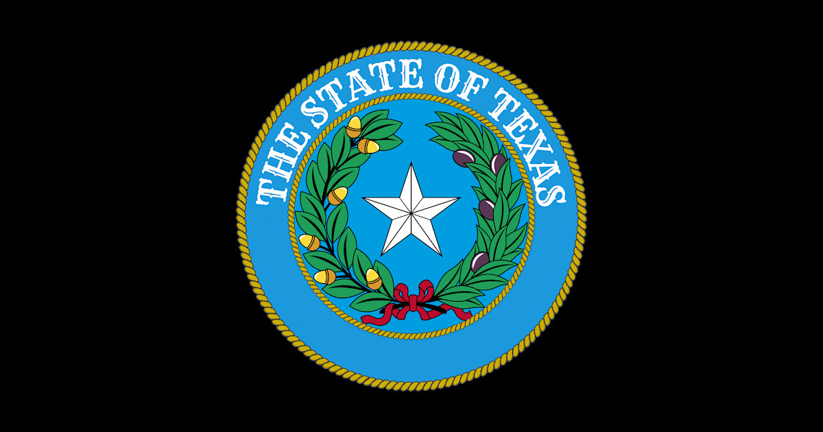 Texas Coat of Arms - Texas - Sticker | TeePublic