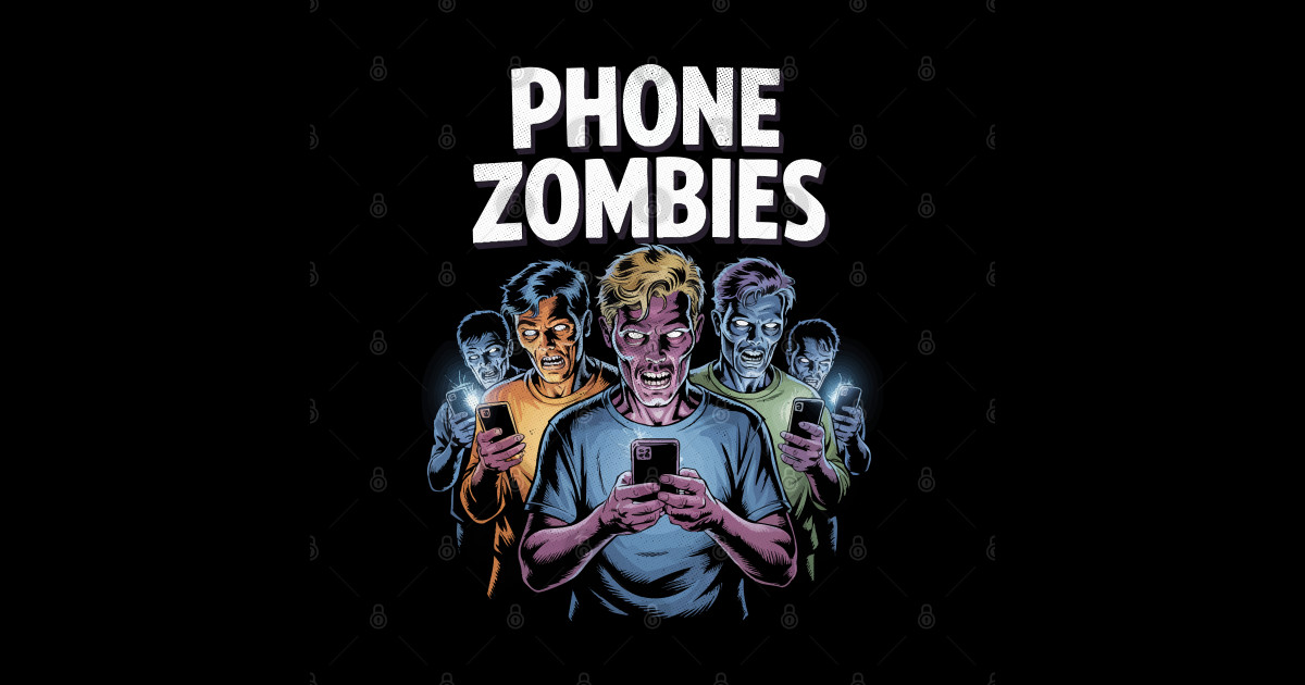 Phone Zombies 2025 - Zombies - Sticker | TeePublic