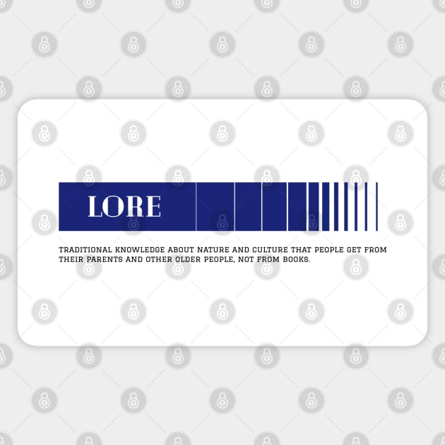 Lore - Lore - Sticker | TeePublic