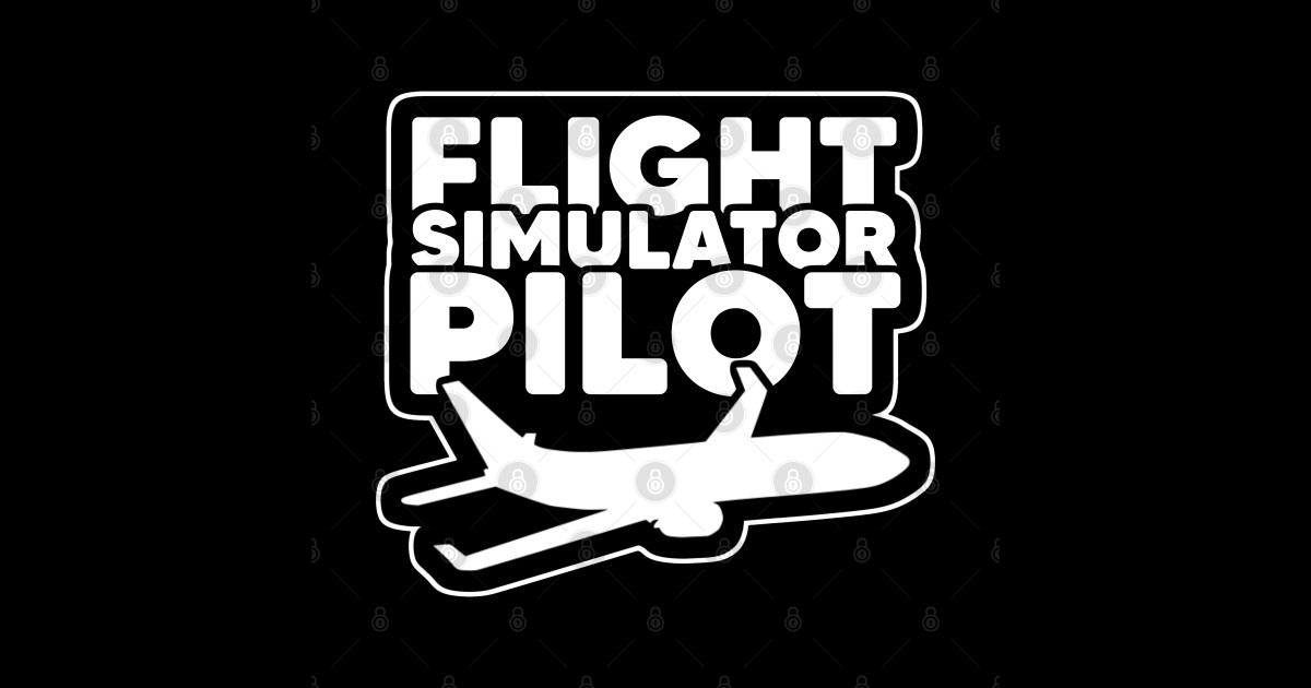 Flight Simulator Pilot - Flight Simulator - Posters and Art Prints ...