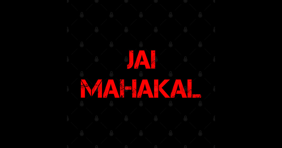 Jai mahakal for devotees of lord Shiva - Mahakal - Sticker | TeePublic