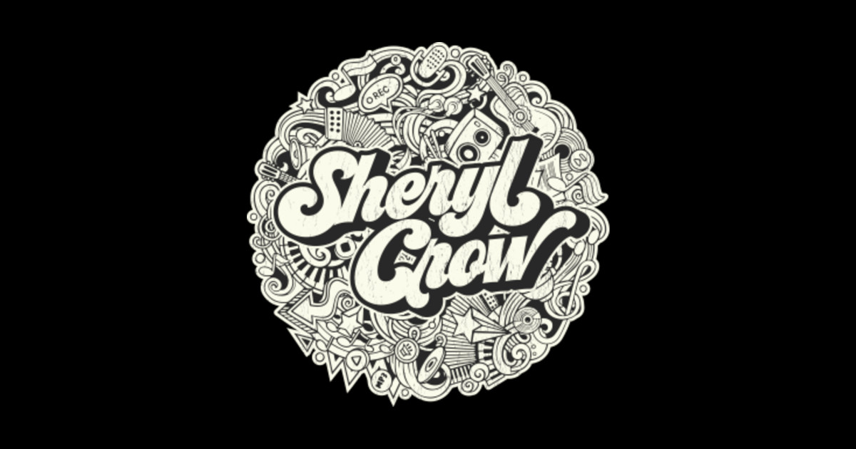 Sheryl Crow Circle - Sheryl Crow - Sticker | TeePublic