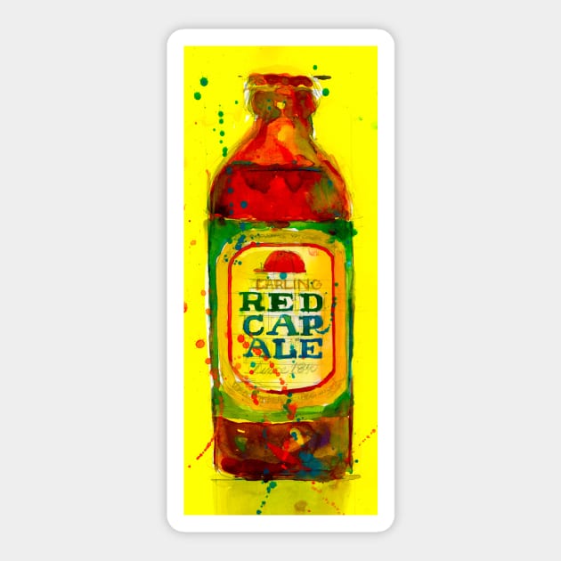 Red Cap Ale - Vintage Bottle - Beer - Sticker | TeePublic
