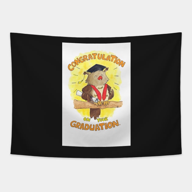 Congratulation on your Graduation Owl - Congratulations - Tapestry ...