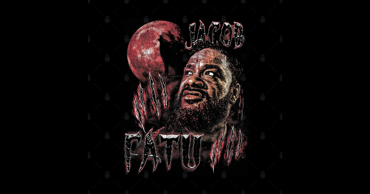 Jacob Fatu The Samoan Werewolf - Jacob Fatu - Sticker | TeePublic