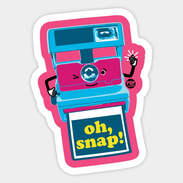 OH SNAP - Camera - Sticker | TeePublic