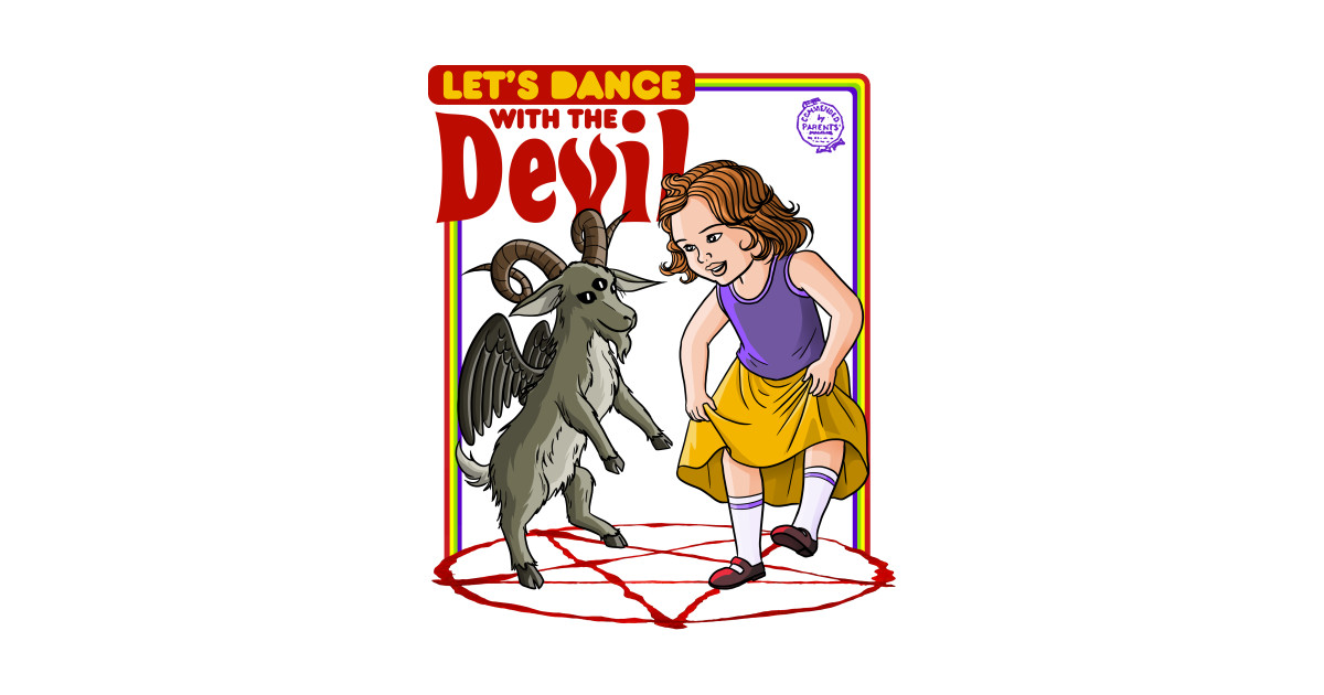 Let's Dance with the Devil Satanic Baphomet game - Devil Horns - T ...