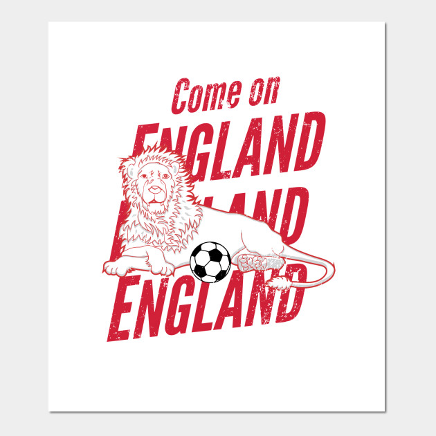 England Soccer Football Fan - England Football Fan - Posters and Art ...