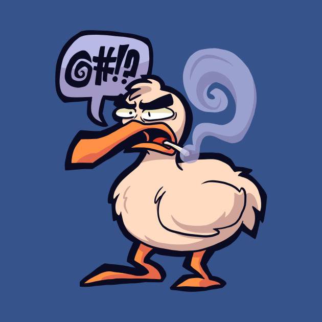 Grumpy Duck - Duck - T-Shirt | TeePublic