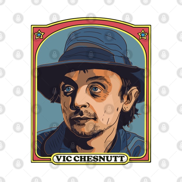 Vic Chestnut - Original Fan Art Illustration Design - Vic Chesnutt - T ...