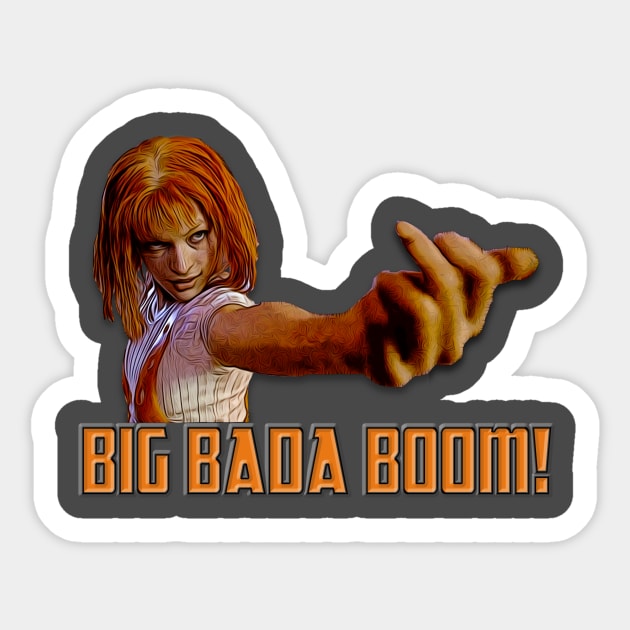 Big Bada Boom - Fifth Element - Sticker | TeePublic
