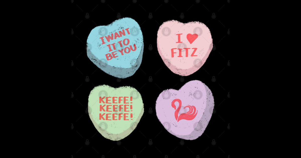 Fitz Keeper of the Lost Cities Conversation Hearts - Kotlc - Sticker ...