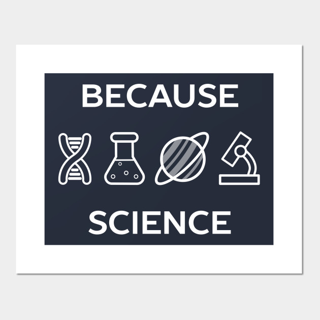 Funny Because Science Is Cool T-Shirt - Cool Science - Posters and Art ...