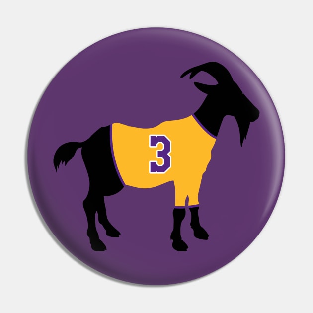 Davis GOAT - Anthony Davis - Pin | TeePublic