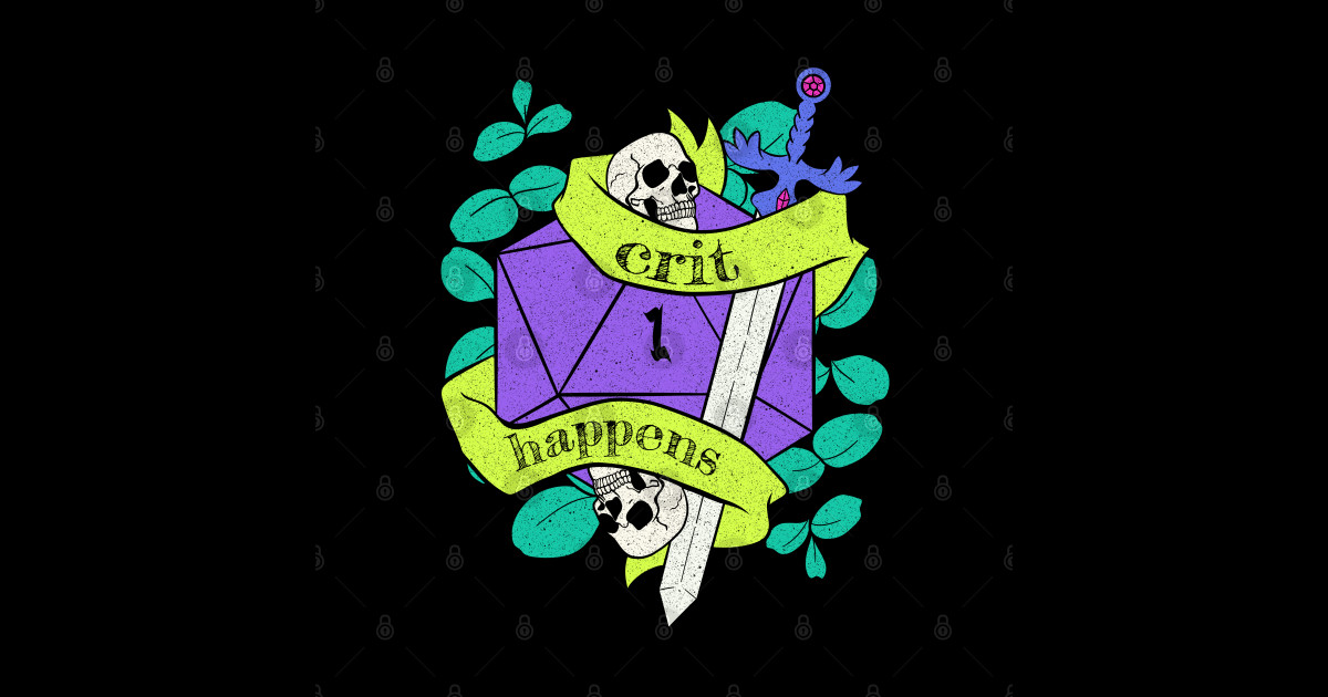 crit happens - Crit Happens - Sticker | TeePublic